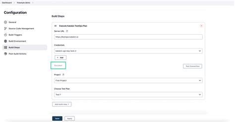 Execute Katalon Tests On Jenkins With Testcloud Environment Katalon Docs