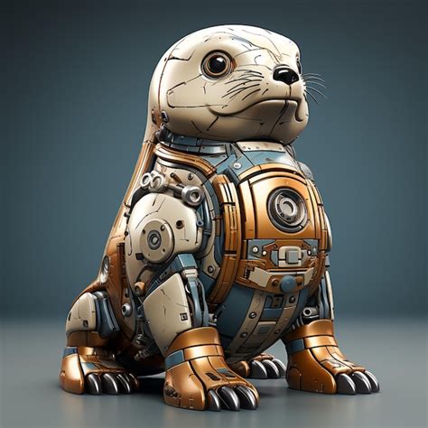 Premium Photo 3d Seal Robot Cartoon