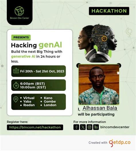 Bincom Dev Center On Linkedin Bincomhackathon Hacking Hackinggenai