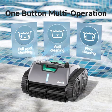 Wybot C1 Pro Robotic Pool Cleaner Vacuum With App Wybot Europe Wybot C1 Pro Robotic Pool Cleaner Vacuum With App Wybot Europe