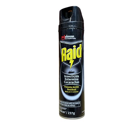 Insecticida Extermina Cucarachas Raid Negro