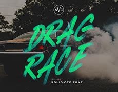 DRAG RACE SVG FREE MARKER FONT Behance