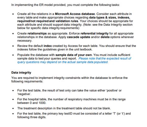 Solved Part A Database Implementation Using Ms Access 35