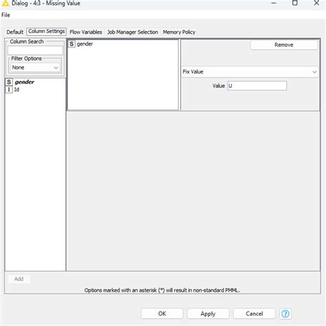 Rule Filter How To Replace Unknown Value To Missing Values KNIME