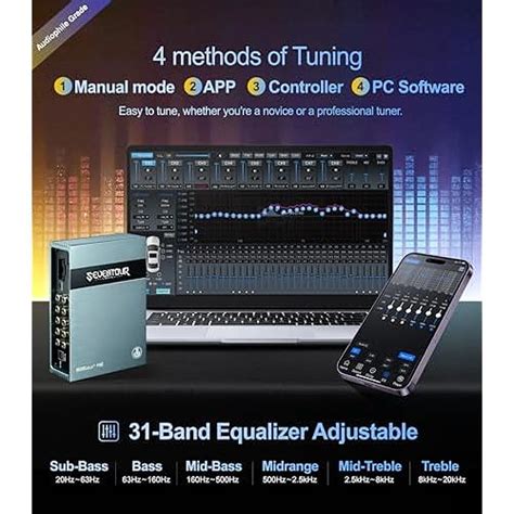 Snapklik Com Seventour P48E DSP Car Audio Digital Signal Processor Car Equalizer Built In