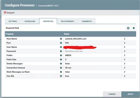 Access To Office365 Mailbox From Apache Nifi Procesor Consumeimap Fail Microsoft Qanda