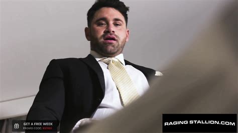 Suited Latino Stranger Dicks Down Hairy Hunk Beau Butler Sir Peter Raging Stallion
