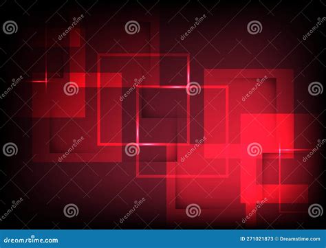 Overlapping Square Infographics Vector Illustration