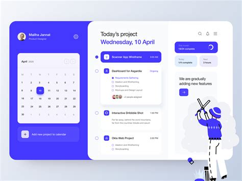 Project Management Dashboard By Ahmed Manna For UnoPie Design On Dribbble Project Management Dashboard By Ahmed Manna For UnoPie Design On Dribbble