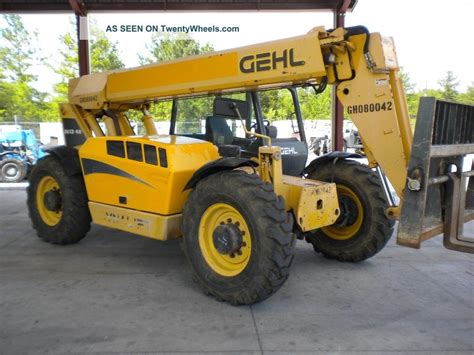 2008 Gehl 12 000 Lb Cap Telescopic Forklift Telehandler Deere Diesel