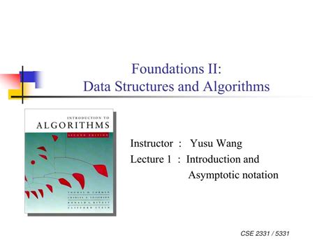 Ppt Foundations Ii Data Structures And Algorithms Powerpoint Presentation Id6279055