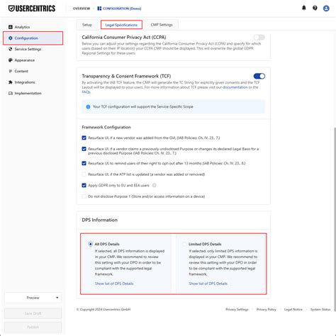 Full Or Limited Data Processing Service Details Usercentrics Support En