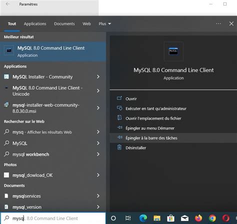 Installez Le Sgbd Mysql Openclassrooms