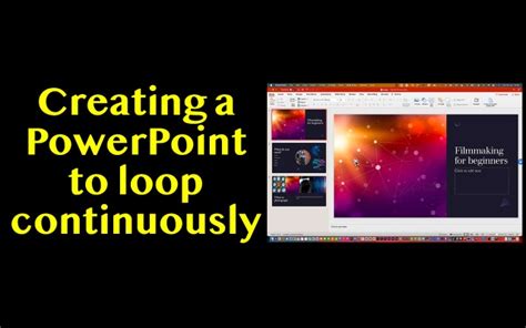 How To Loop A Powerpoint Presentation Gary Schwartzs Blog