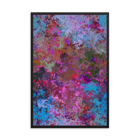 Random Walker Algorithm Art Print Poster Violence On The Etsy