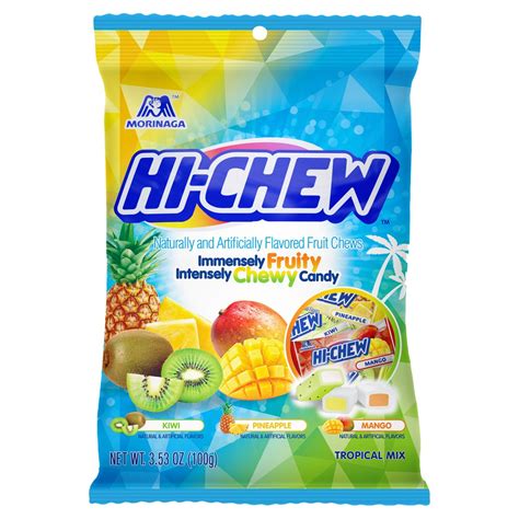 Morinaga Hi Chew Tropical Mix Fruity Chewy Candy 353 Oz Price Rite