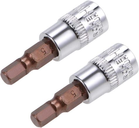 Uxcell 1 2 Drive X M8 8mm Triple Square Spline Bit Socket S2 Steel Bits Cr V