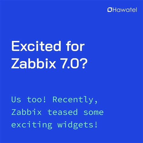Zabbix Zabbix7 Zabbixfeatures Itinfrastructure… Hawatel