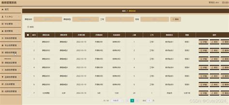 springboot计算机毕业设计教务管理系统w77gc csdn博客