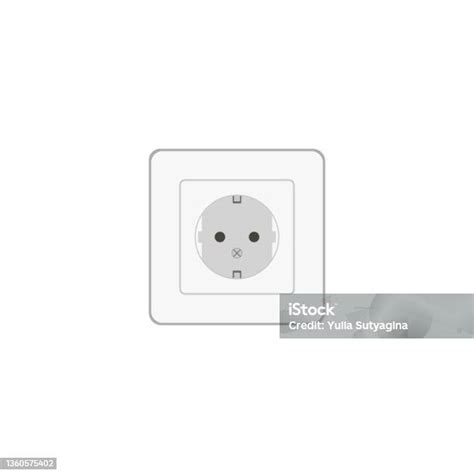 전기 에너지 콘센트 전기용 소켓 전압 220 볼트 벡터 일러스트레이션 구멍에 대한 스톡 벡터 아트 및 기타 이미지 구멍 달 착륙선 모던 양식 Istock