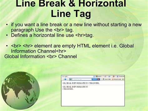 Introduction To Html Ppt