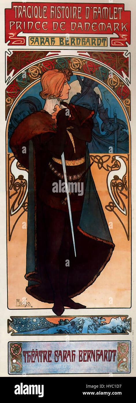 In 1899 Alfons Mucha Created A Decorative Poster For Shakespeares