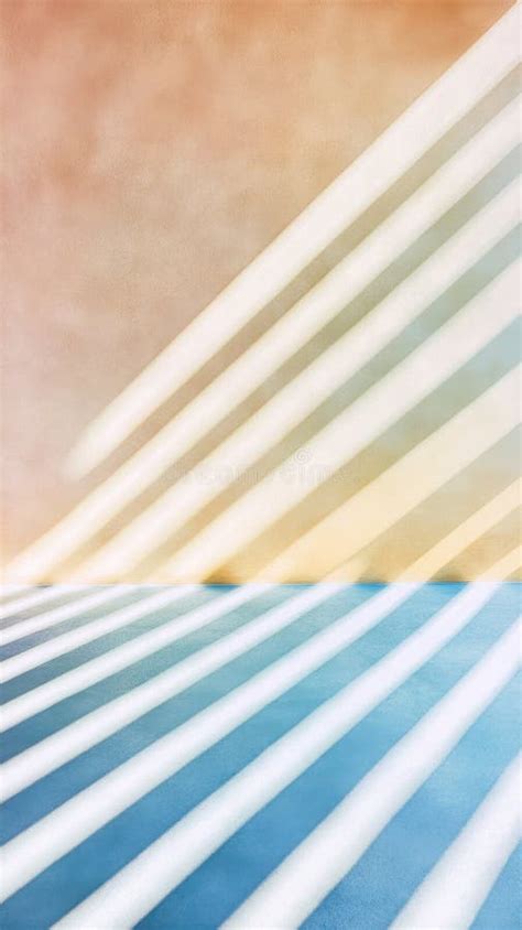 Exploring The Interplay Of Light And Shadows In Vibrant Geometric Patterns Stock Illustration