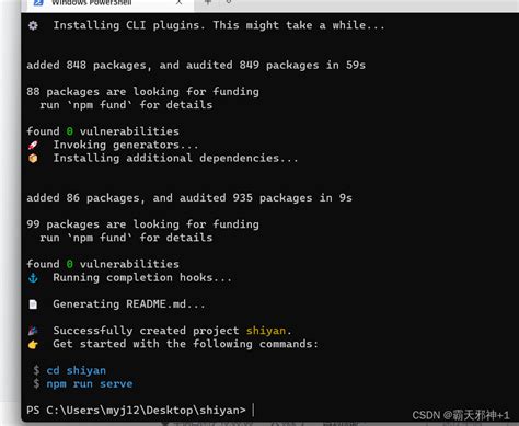 vue2 脚手架快速安装指南 csdn博客