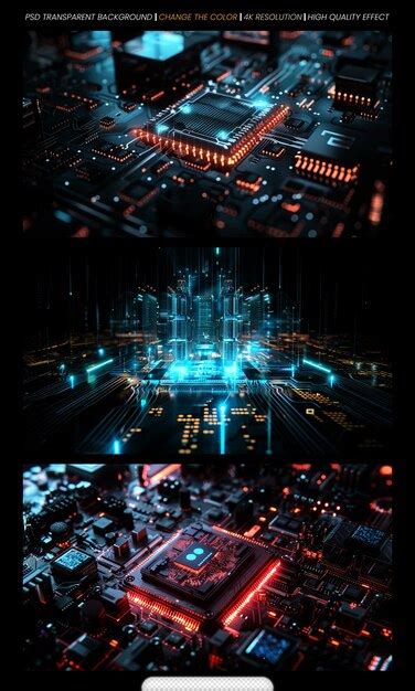 Psd Information Cpu Engineering Modern Technology Premium Ai Generated Psd