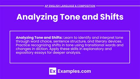 Unit 64 Analyzing Tone And Shifts Notes And Practice Questions Ap® English Language And