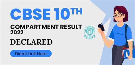 Cbse 10th Compartment Result 2022 Declared Direct Link Here