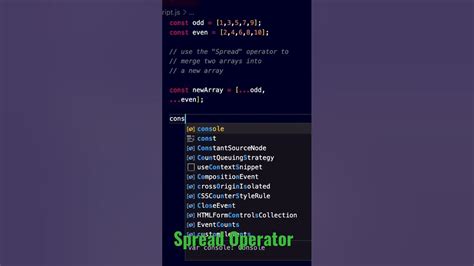 Javascript Spread Operator Shorts Viral Learning Youtube