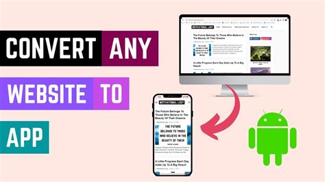 How To Convert Any Website To An Android App EASILY YouTube