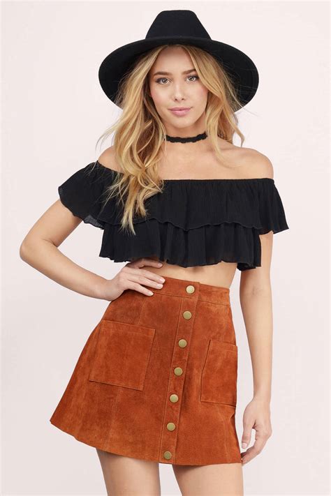 Skirts Tight Pencil Skirt Black Mini Skirt Corduroy Tobi