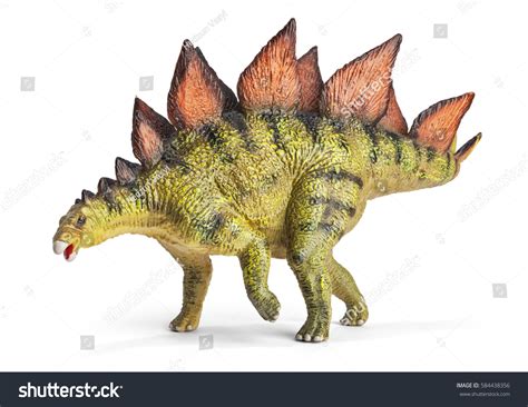 Stegosaurus Genus Armored Dinosaur Side View Foto De Stock 584438356
