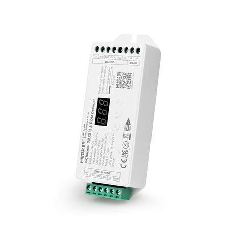 MIBOXER 4 Channel CV DMX512 RDM Decoder