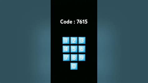 The Code Is 7615 Shorts Youtube