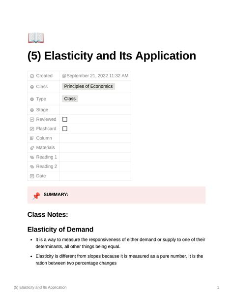 SOLUTION Elasticity And Its Applications Studypool