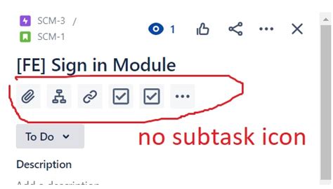 Solved Subtask Icon Under Story Title
