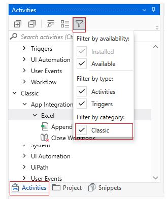How To Enable The Classic Pivot Table In Modern Activities Automation Ops UiPath Community Forum