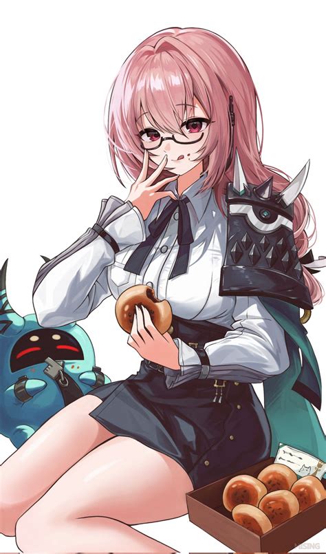 Tsukishiro Yanagi Soukaku And Soukaku Bangboo Zenless Zone Zero Drawn By Mising Danbooru