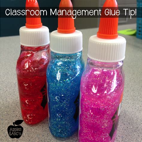 Freebielicious Glitter Glue Classroom Management Trick