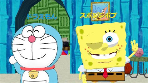 Doraemon And Spongebob By Zakariart123 On Deviantart