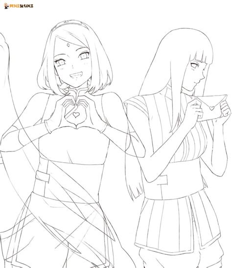 Hyuga Hinata Para Colorear Imprimir E Dibujar Coloringonlycom Porn Sex Picture