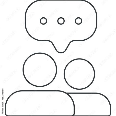 Human Silhouette Outline Icon Drawing Doodle Line Person Symbol Basic