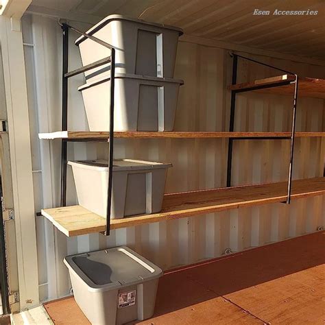 High Quality Shipping Container Shelf Hanging Shelving Shelves Brackets For Shipping Sea
