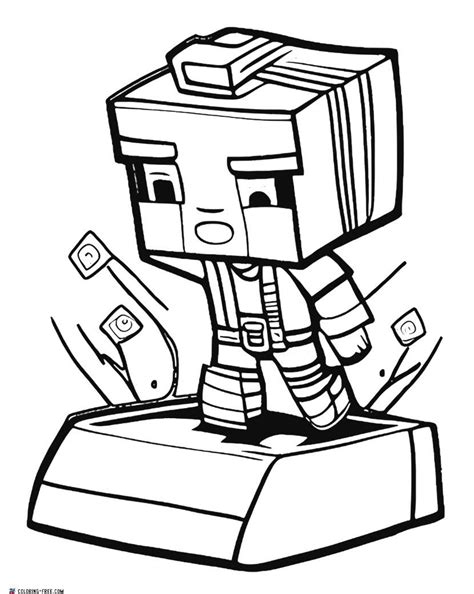 40 Minecraft Coloring Pages Free Unique Printables