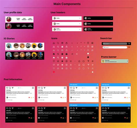Instagram App Ui Design Behance