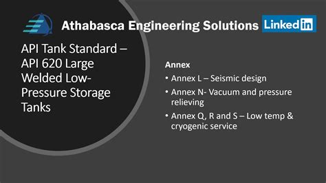 Api 620 And Api 650 Tank Standards Part 1 Api 620 Overview Youtube