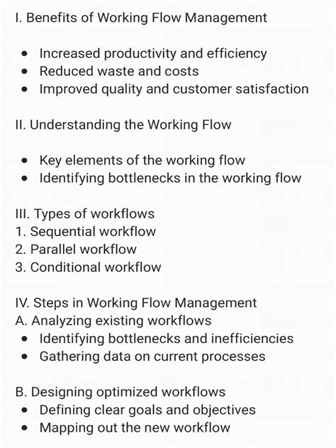 Workflow Management Outline Pdf